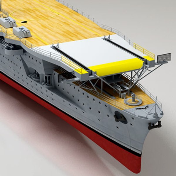 graf zeppelin aircraft carrier 3d model
