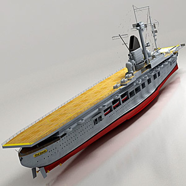 graf zeppelin aircraft carrier 3d model