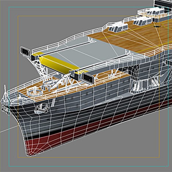 graf zeppelin aircraft carrier 3d model