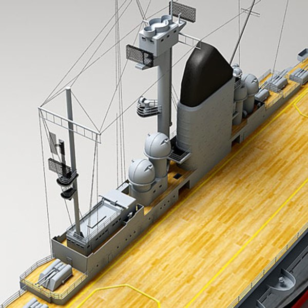 graf zeppelin aircraft carrier 3d model