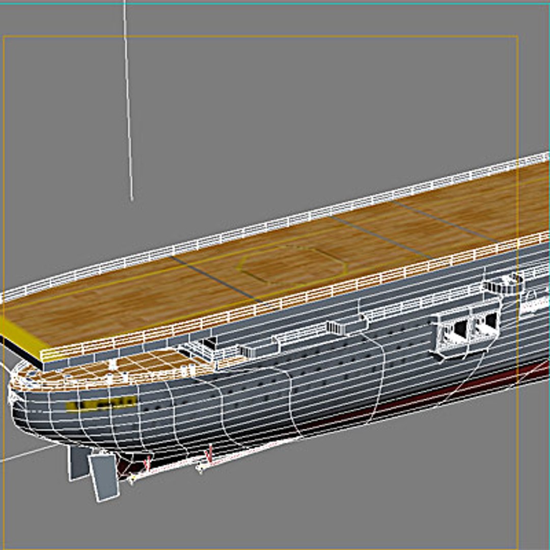 graf zeppelin aircraft carrier 3d model