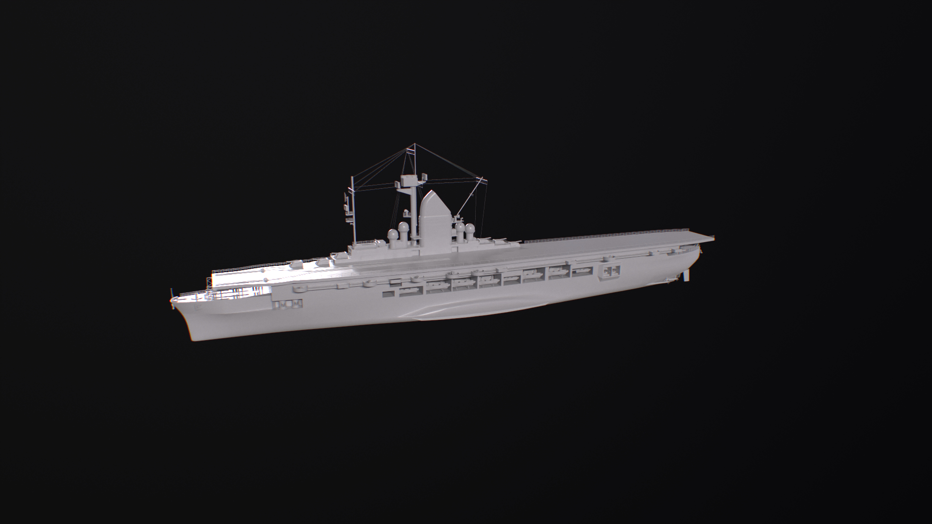 Graf Zeppelin Aircraft Carrier 3d Model
