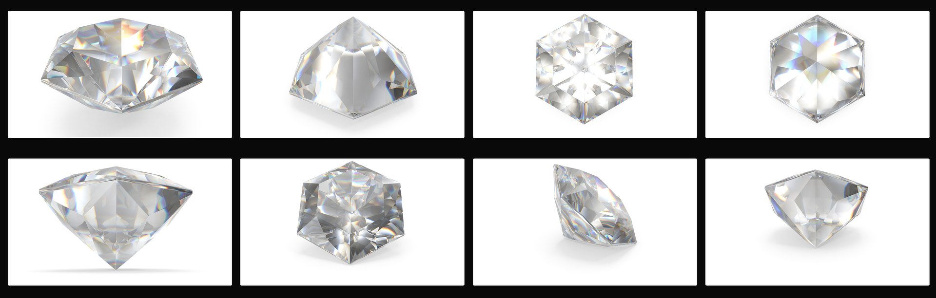 3D Diamonds Collection - TurboSquid 2203973