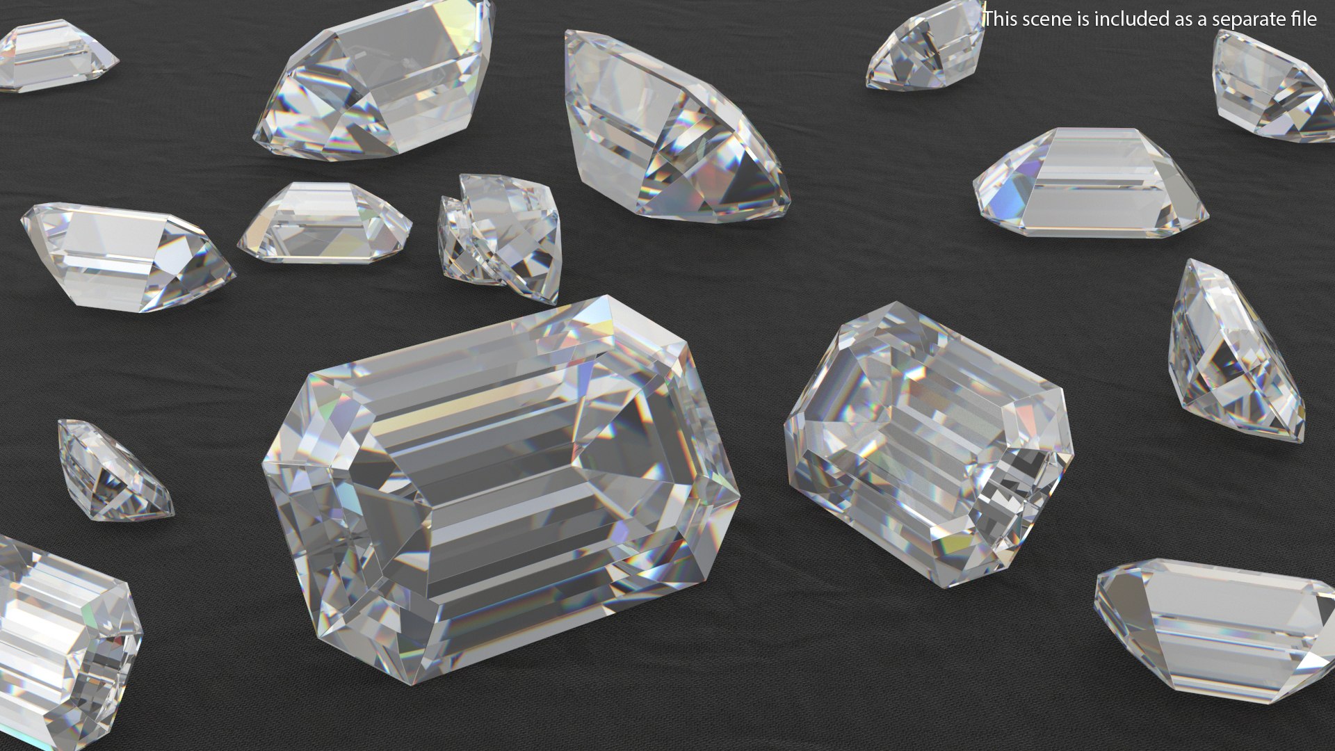3D Diamonds Collection - TurboSquid 2203973