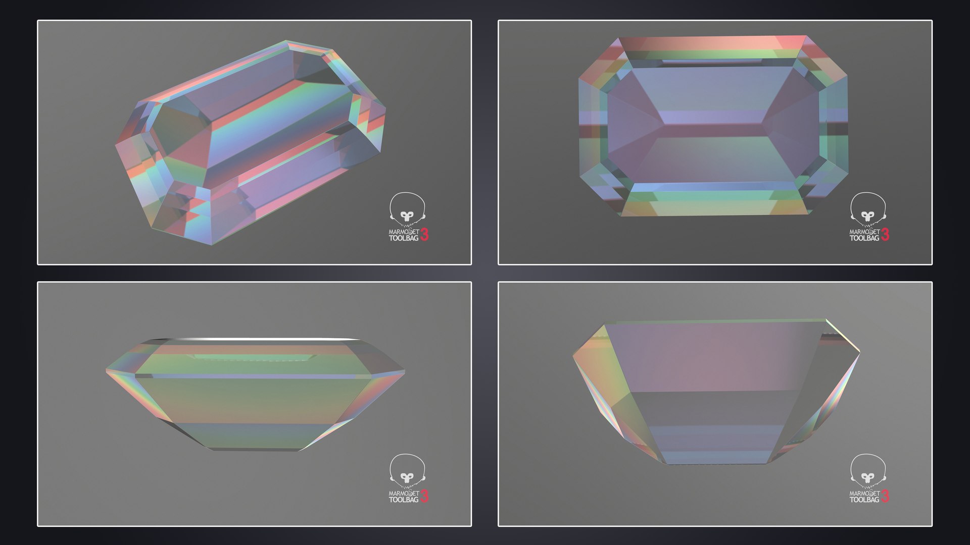 3D Diamonds Collection - TurboSquid 2203973