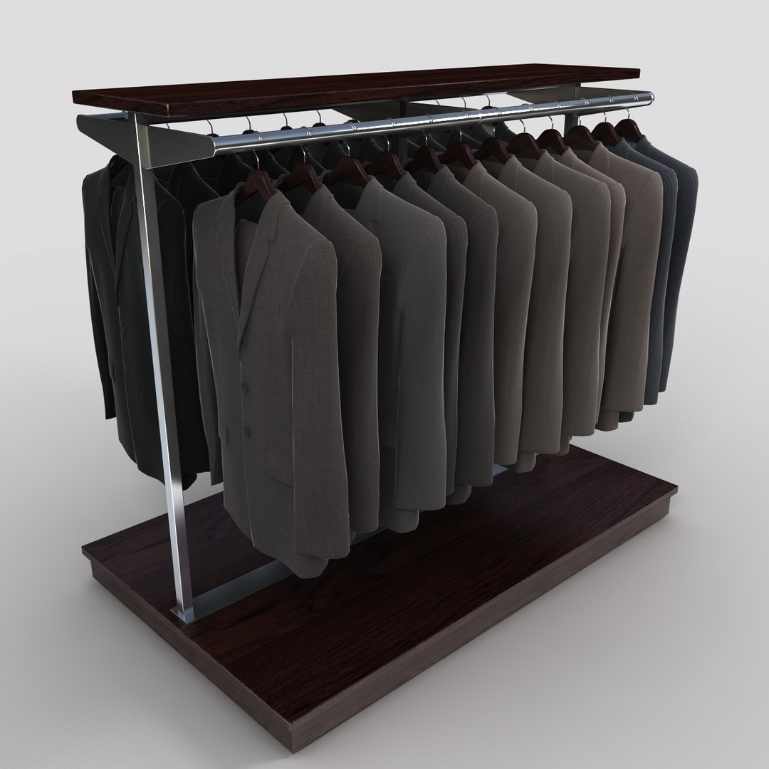 suit rack 3d max