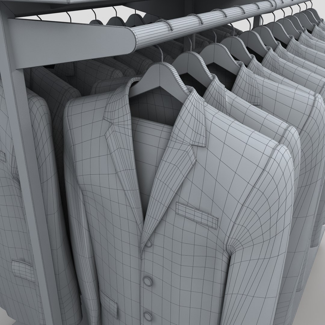 suit rack 3d max