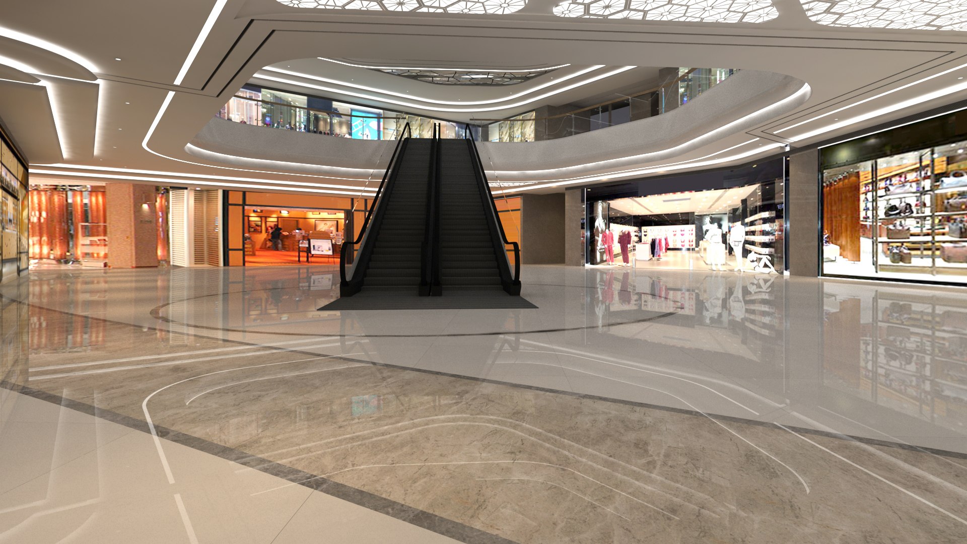 3D Shopping Mall Collection 06 Model - TurboSquid 2252202