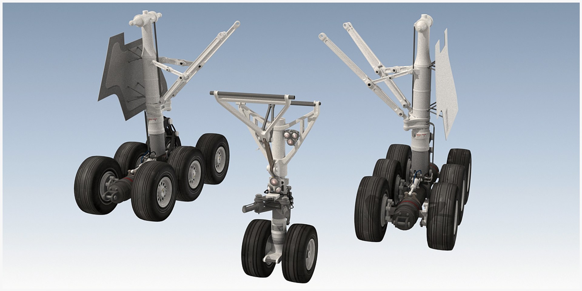 Airbus A350 Landing Gears Model - TurboSquid 1485829