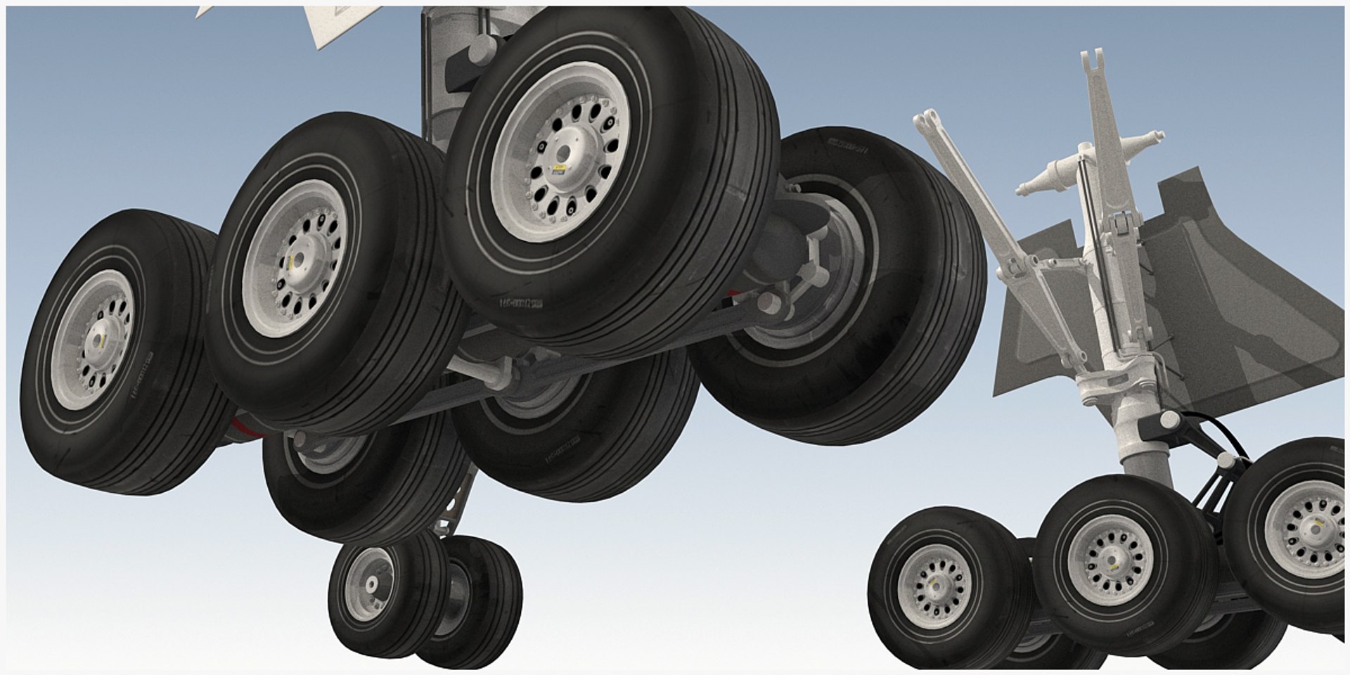 Airbus A350 Landing Gears Model - TurboSquid 1485829