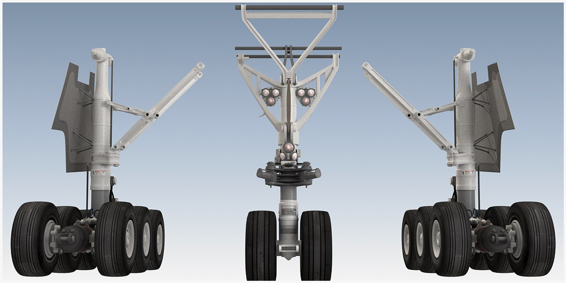 Airbus A350 Landing Gears Model - TurboSquid 1485829