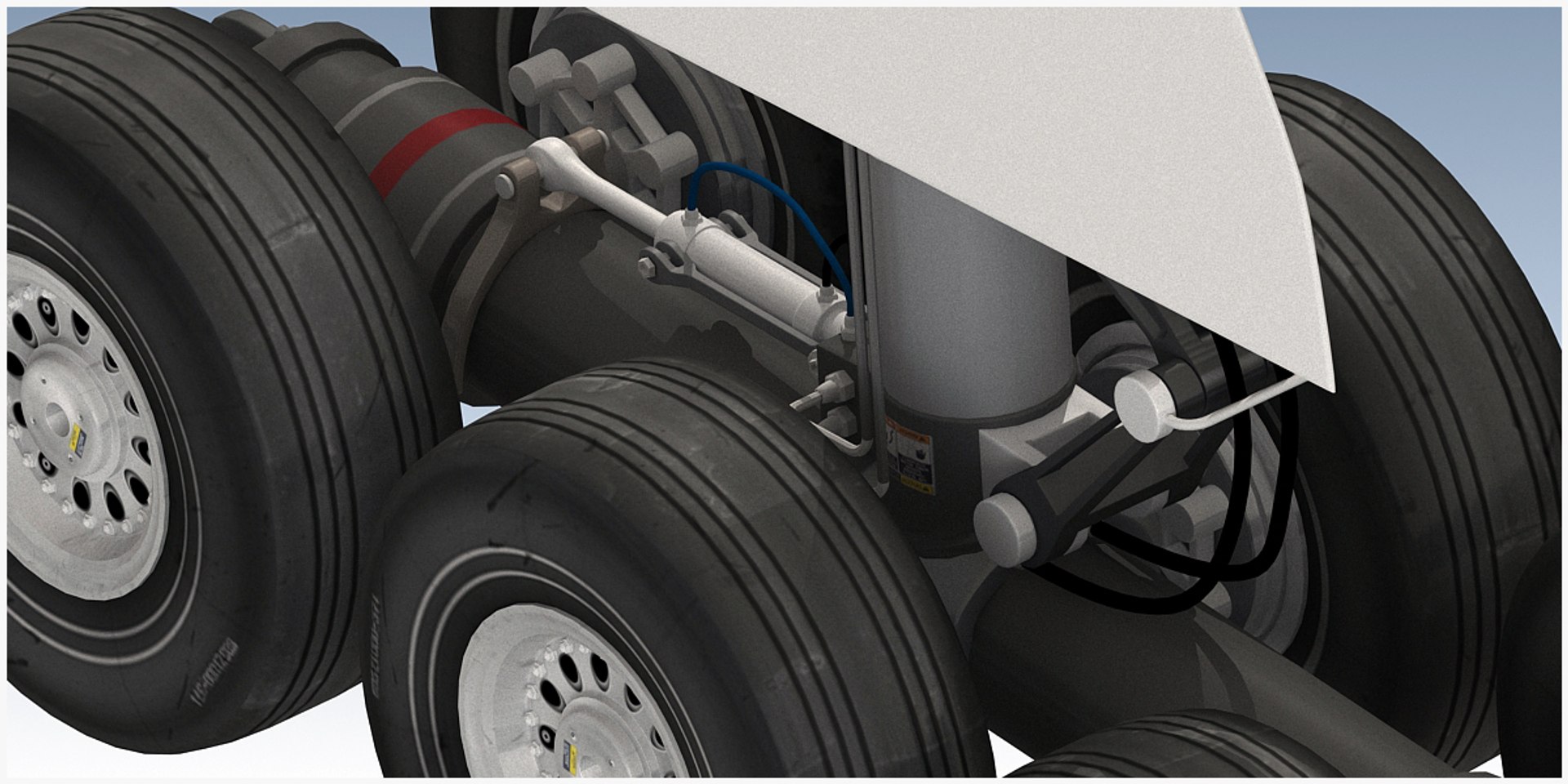 Airbus A350 Landing Gears Model - TurboSquid 1485829