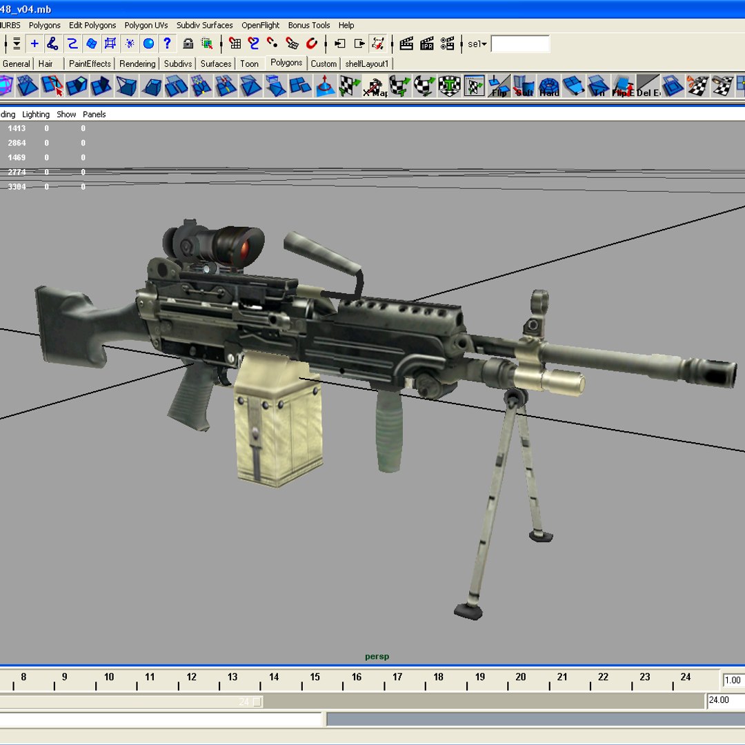 M249 Lmg Mod 3ds