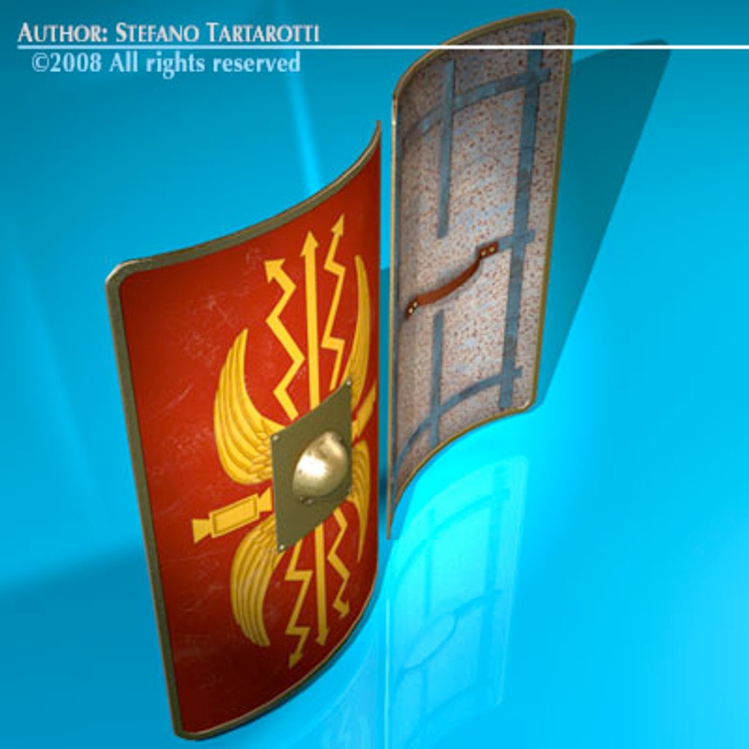Roman Shield 3d 3ds