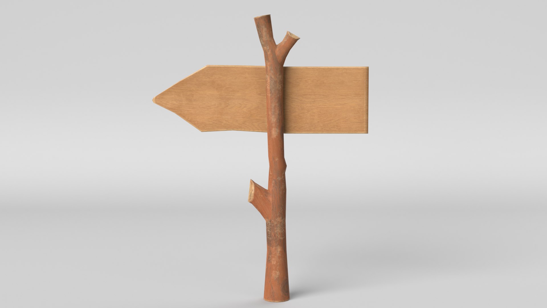 3D Wood Sign - TurboSquid 1577940