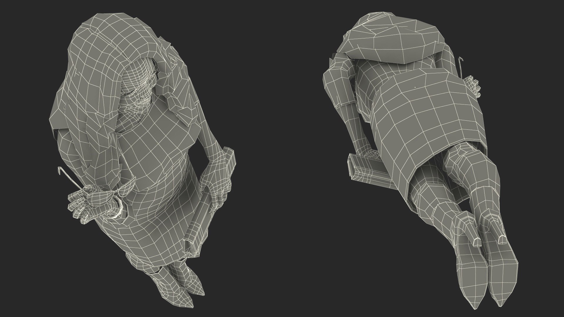 Woman With Virtual Dressing Mirror 3D Model - TurboSquid 2184203