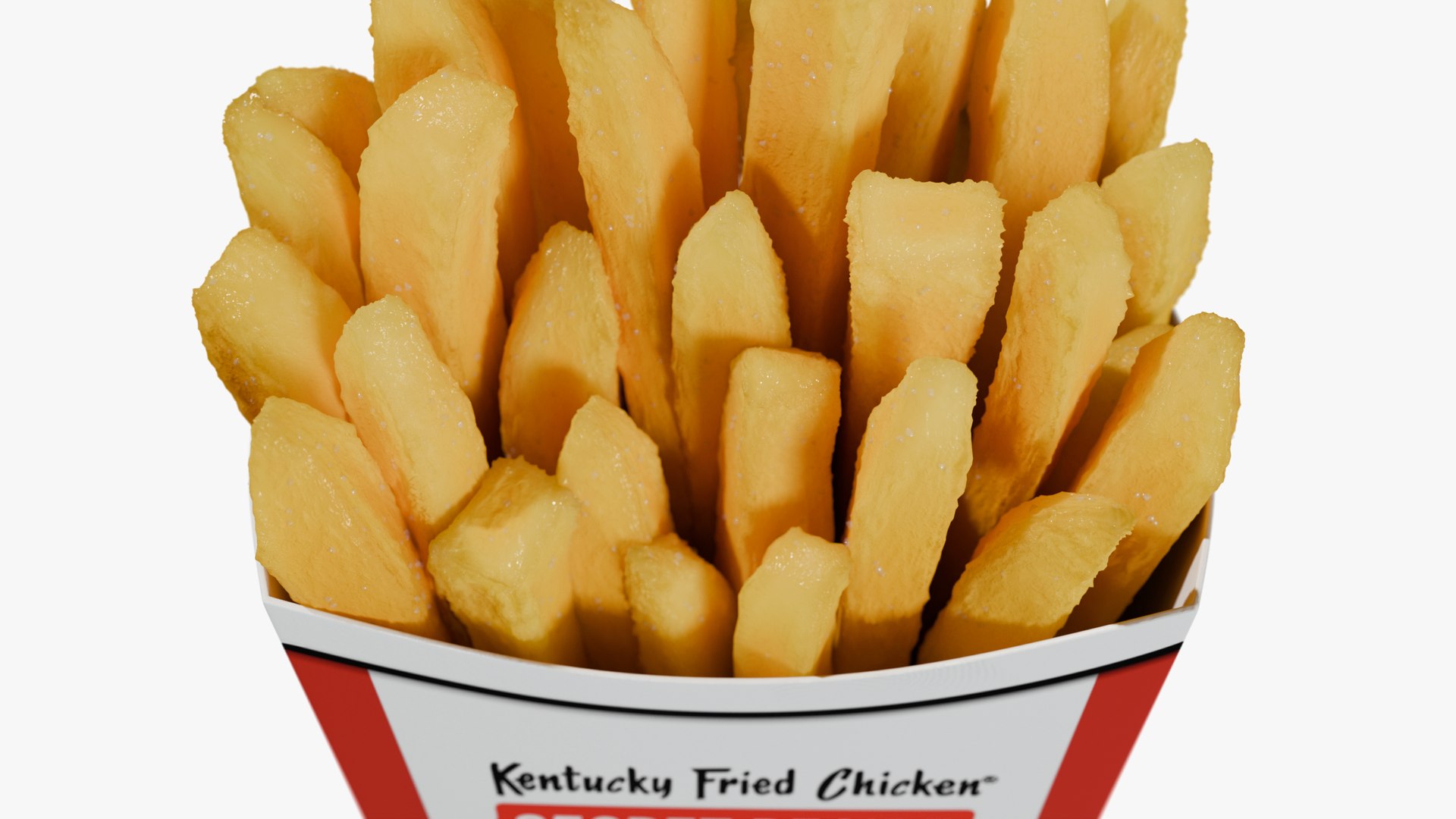 KFC Secret Recipe French Fries 3D Model - TurboSquid 2250934
