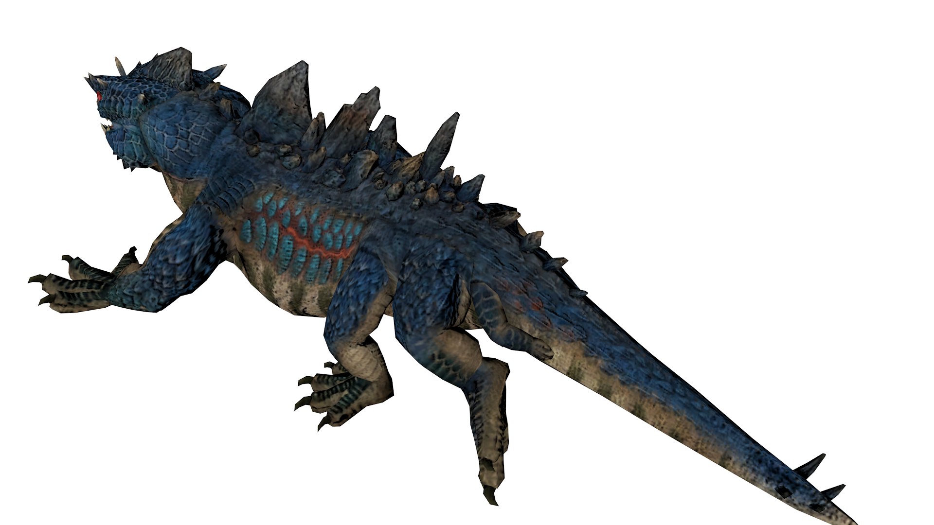3D Lava Spine Lizard Monster 3D Model - TurboSquid 2371905