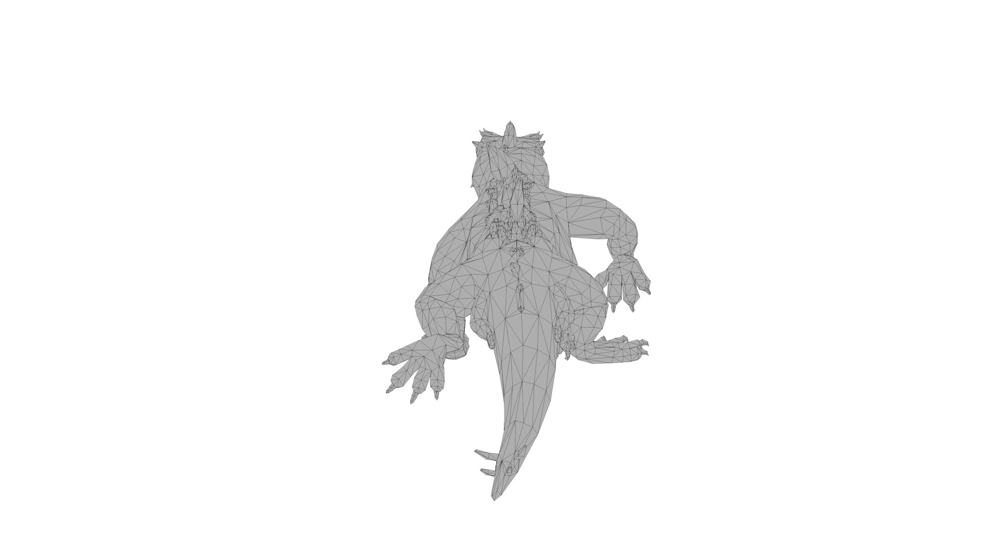3D Lava Spine Lizard Monster 3D Model - TurboSquid 2371905