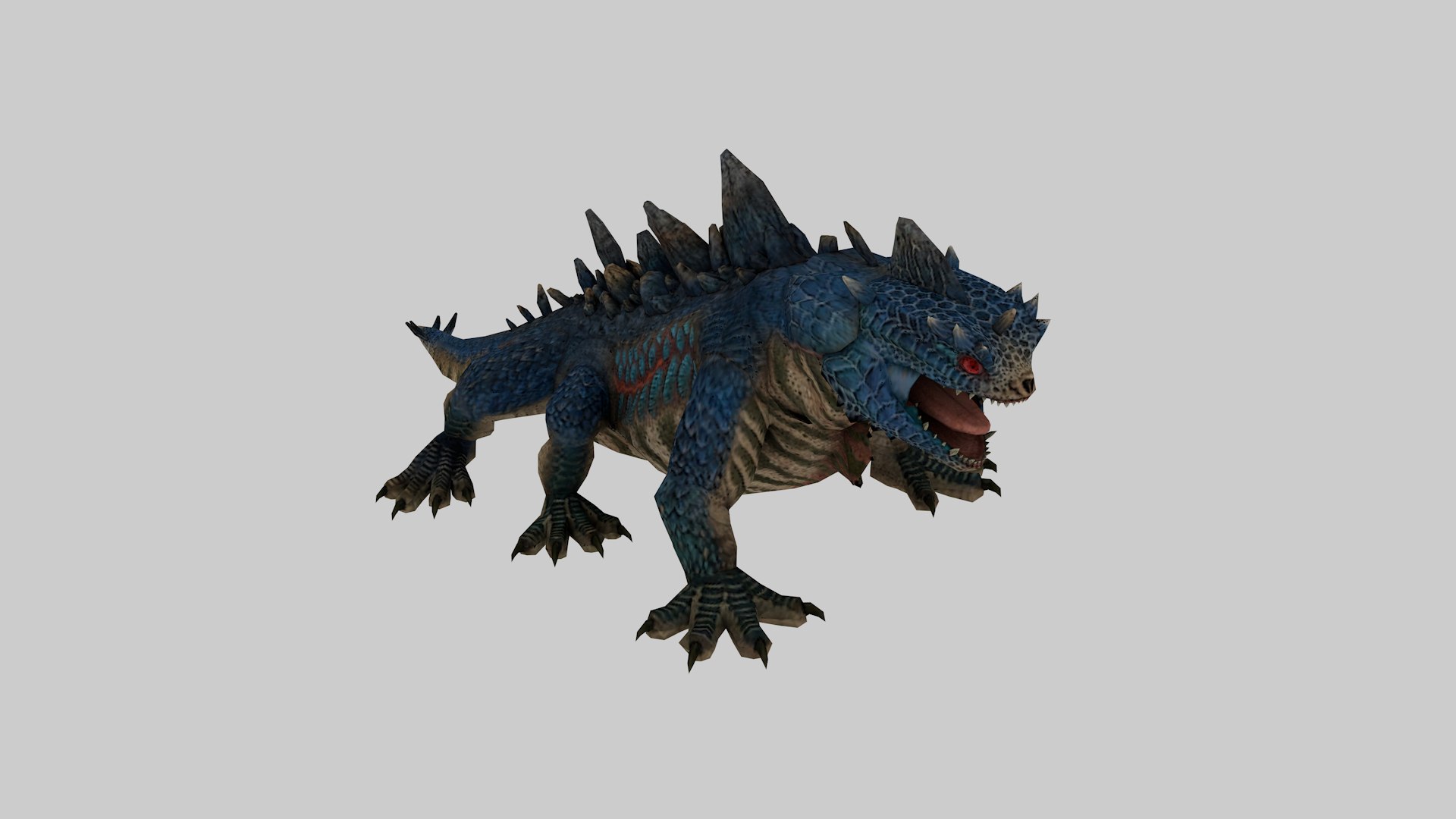 3D Lava Spine Lizard Monster 3D Model - TurboSquid 2371905