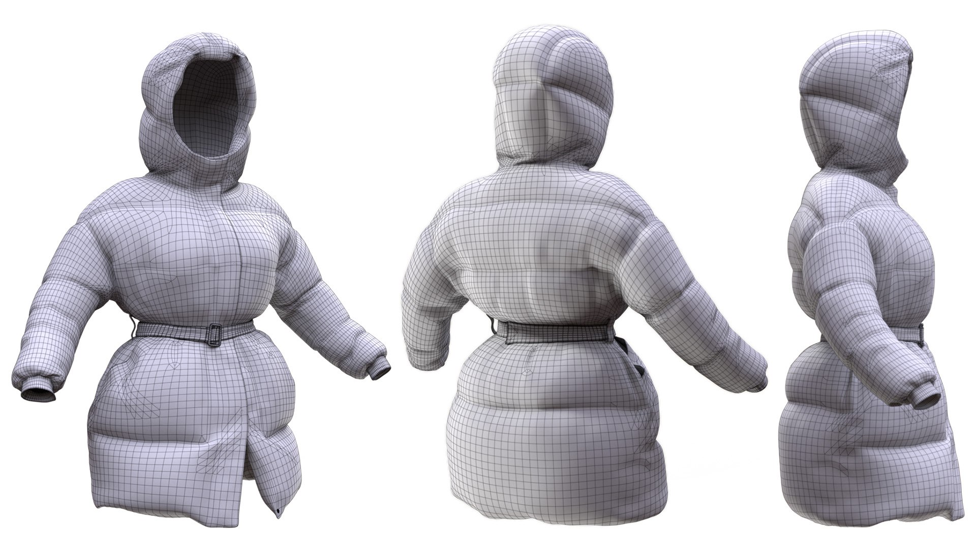 3D Man And Woman In Puffer 76 - TurboSquid 2272426