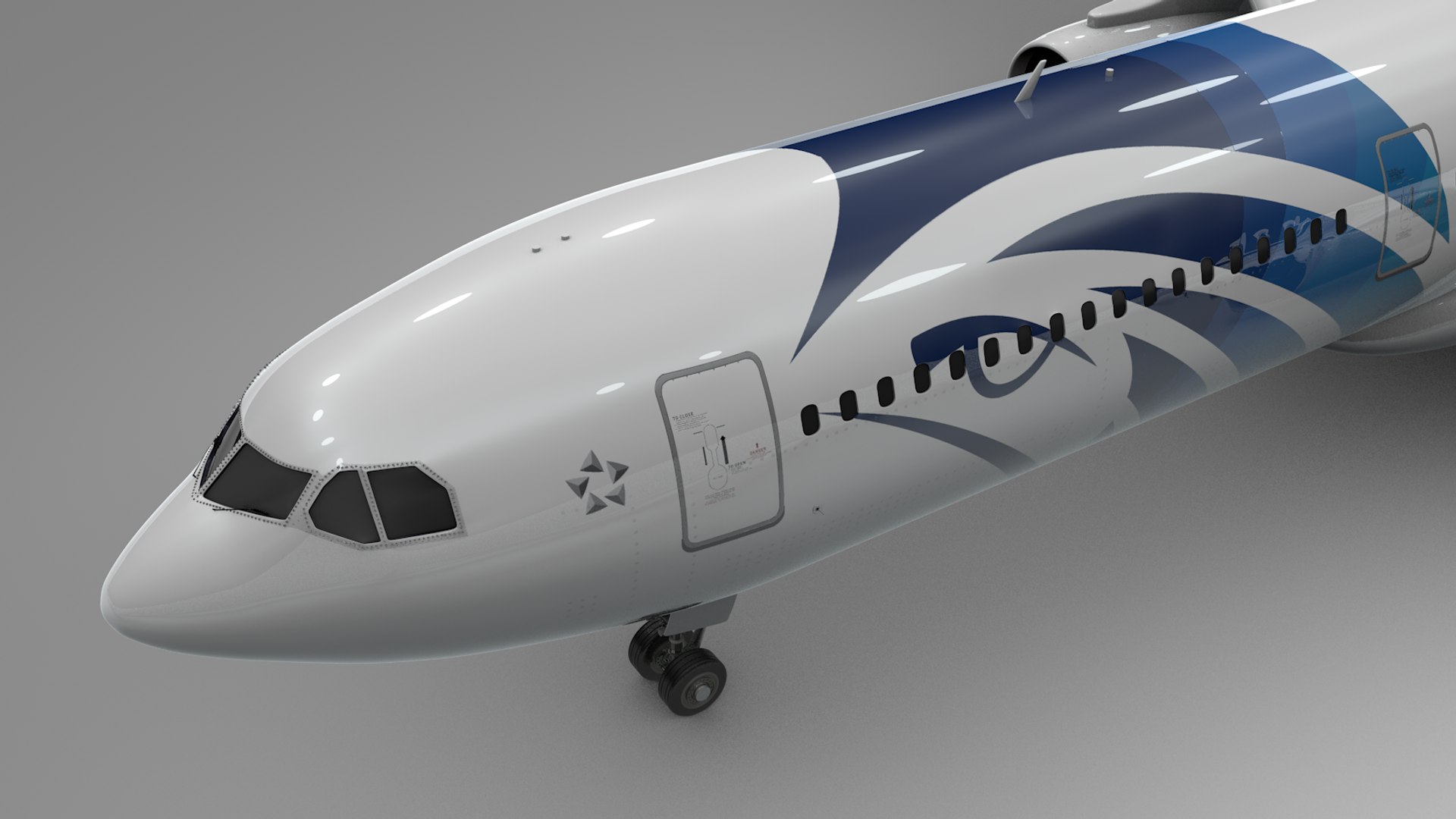 3D Airbus A330-300 Egypt Air Model - TurboSquid 1463147
