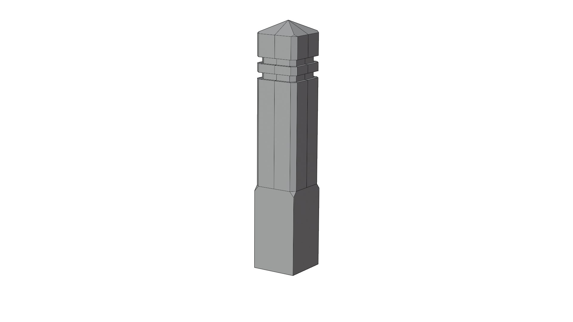 Bollard Dutch 3D Model - TurboSquid 1772917