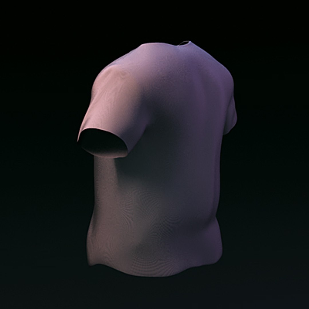 3d Male Shirt Model