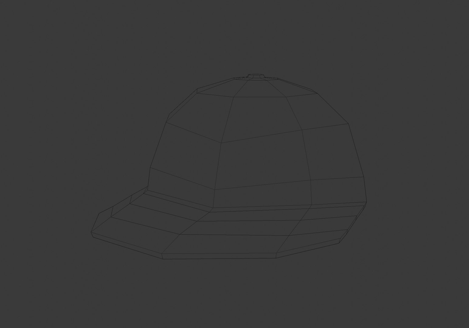 Low Poly Climate Protection Cap 3D Model - TurboSquid 1893314