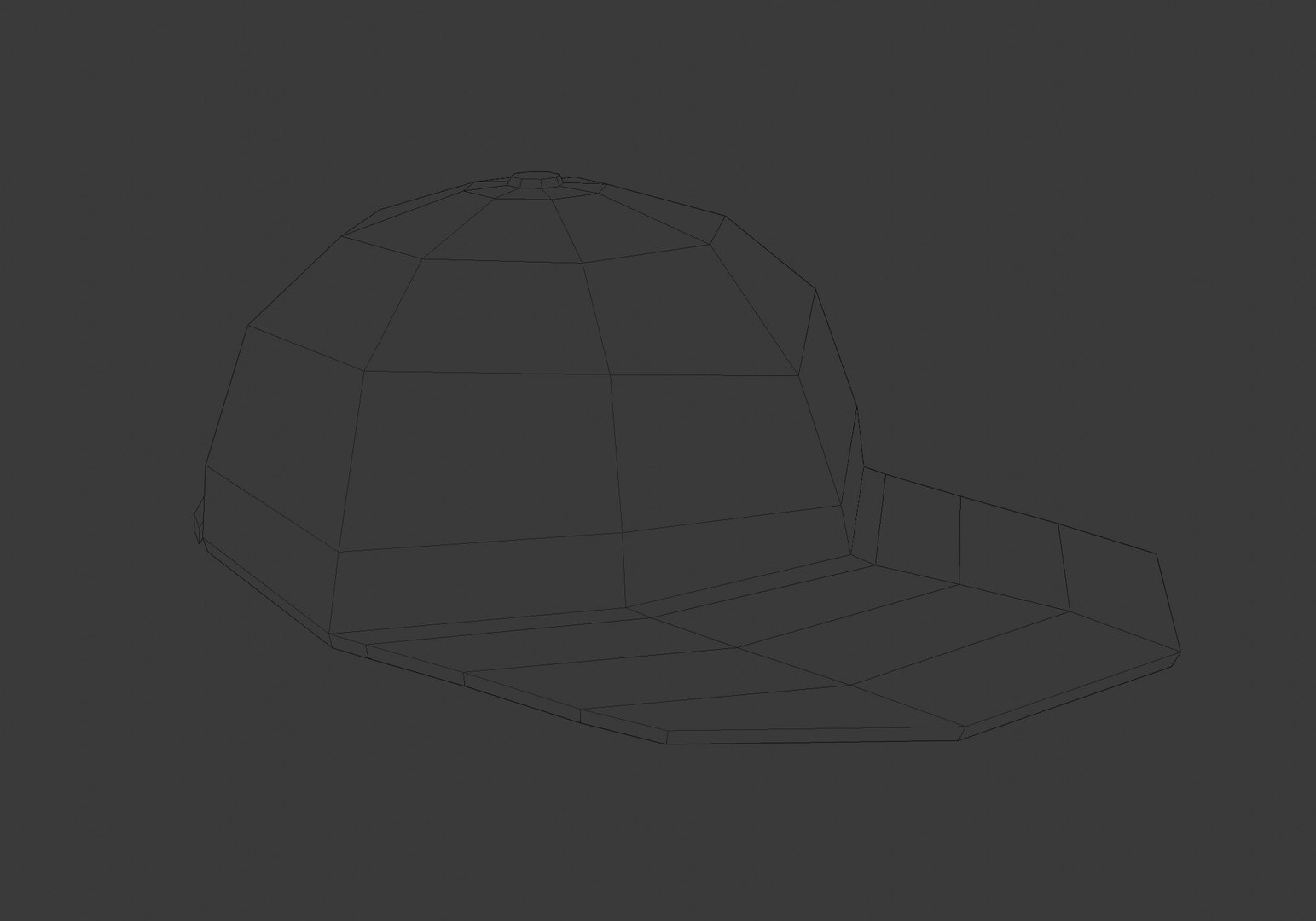 Low Poly Climate Protection Cap 3D Model - TurboSquid 1893314