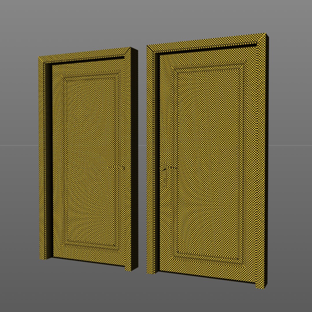 Door Room 3d Model