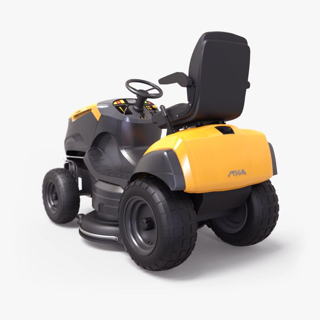 3D Model Modern Lawn Tractor - TurboSquid 1288907