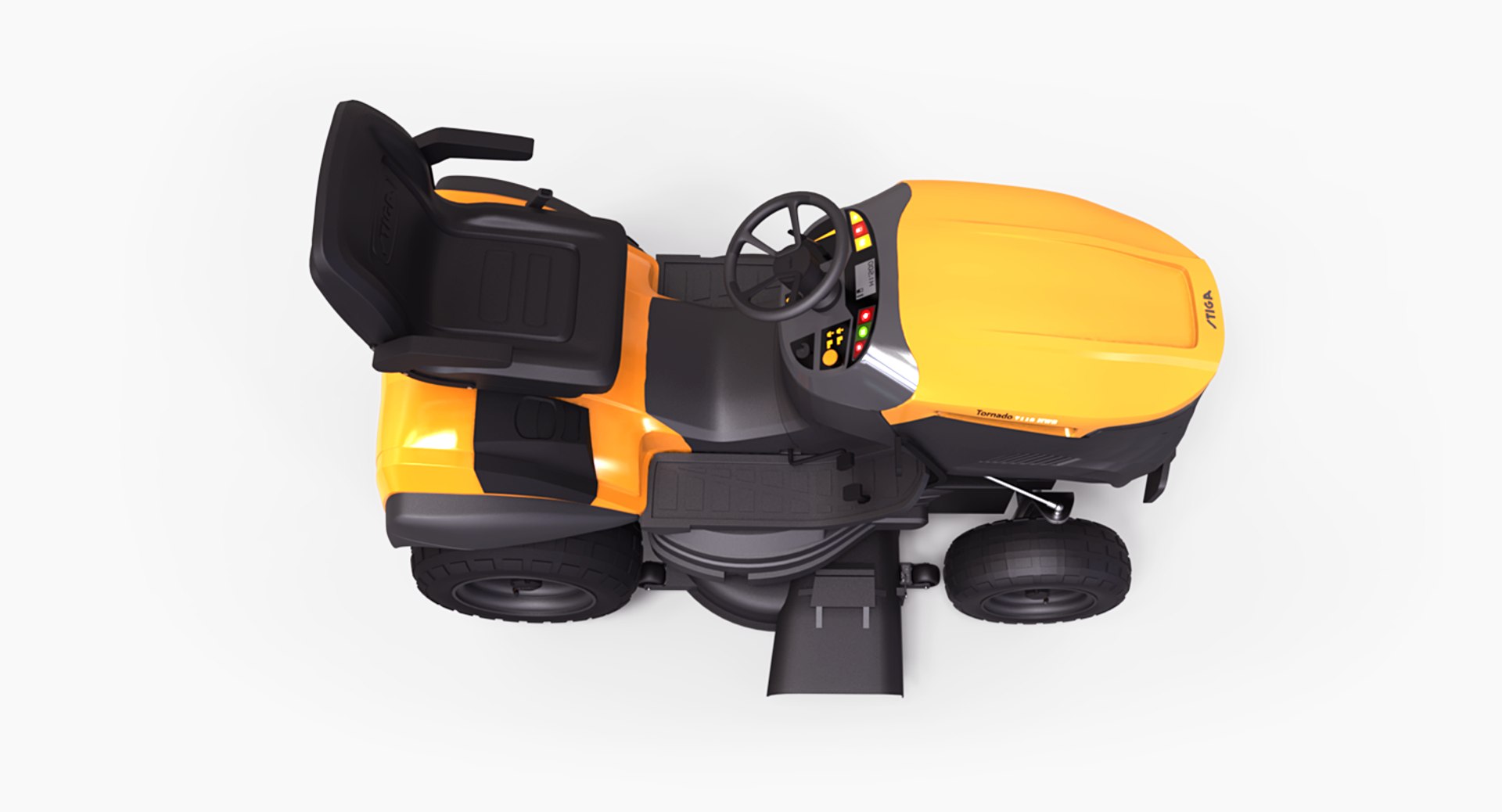 3D Model Modern Lawn Tractor - TurboSquid 1288907