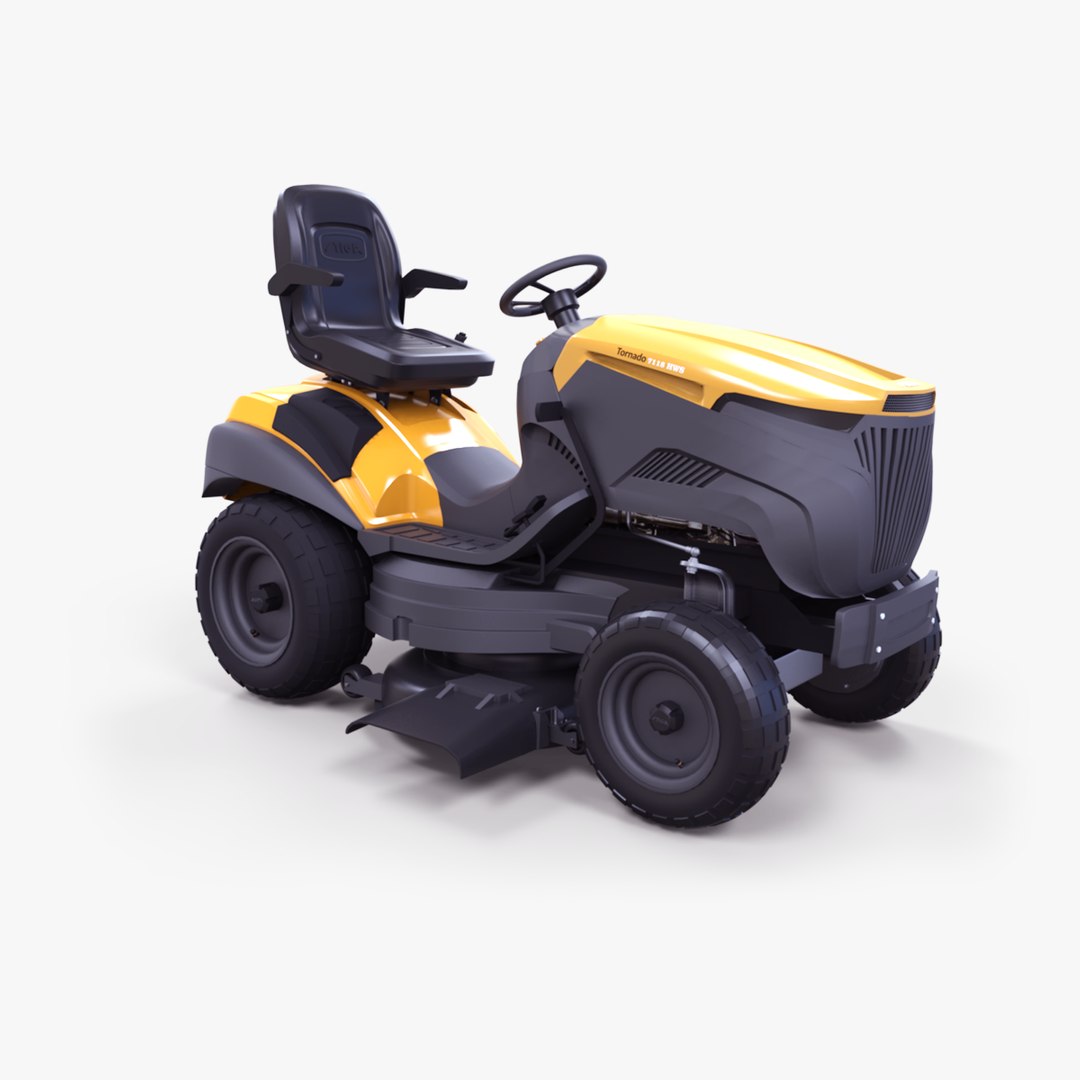 3D Model Modern Lawn Tractor - TurboSquid 1288907