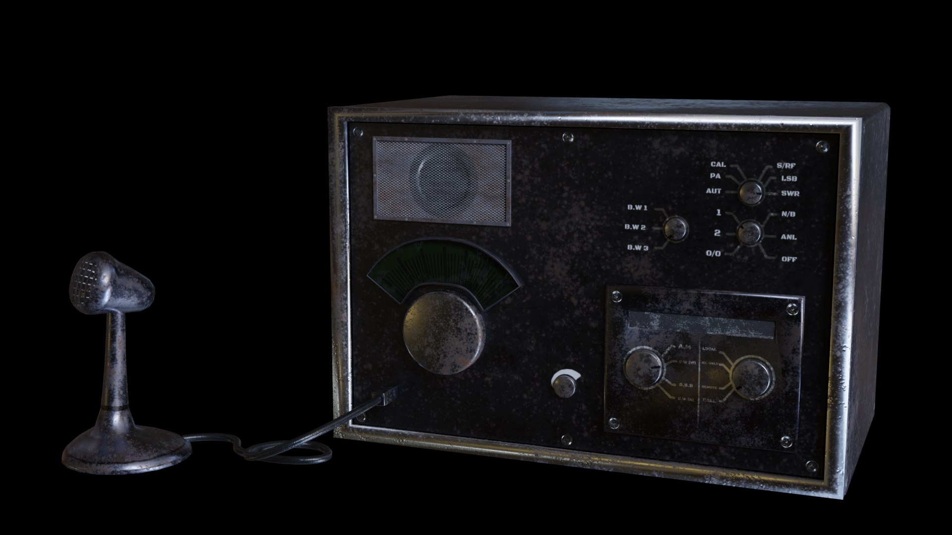 3D Model Old Style Radio - TurboSquid 2068929