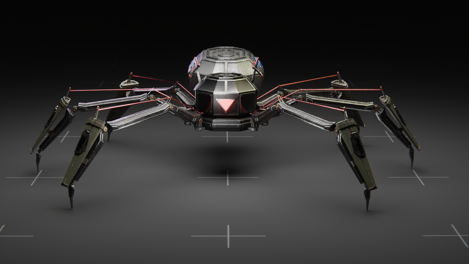 3D Sci-Fi Robot Spider - TurboSquid 2229505