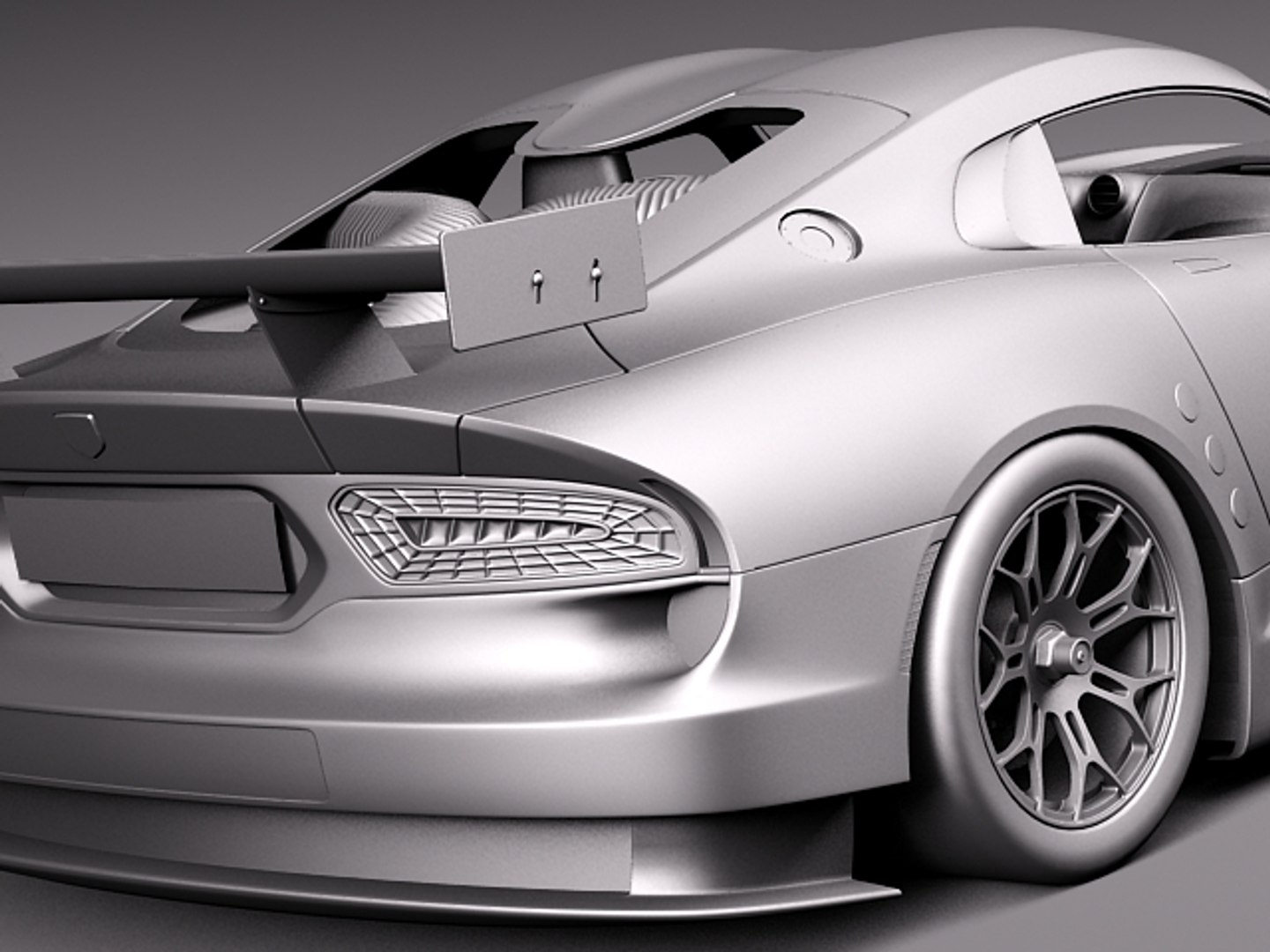 C4d Dodge Viper Gts-r 2013