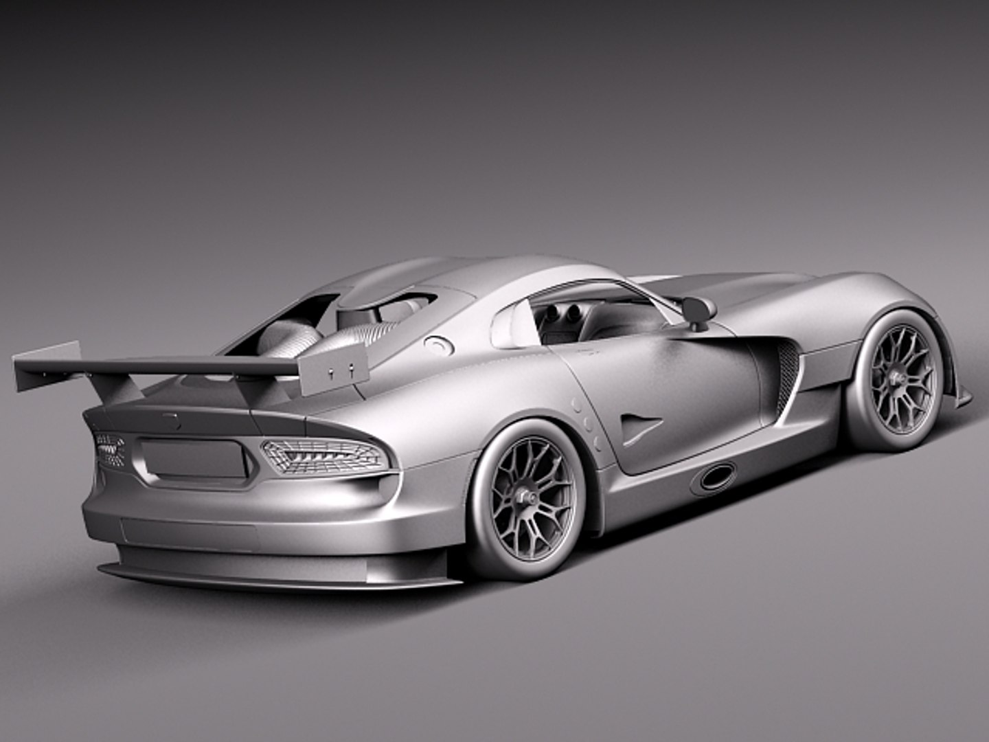 C4d Dodge Viper Gts-r 2013