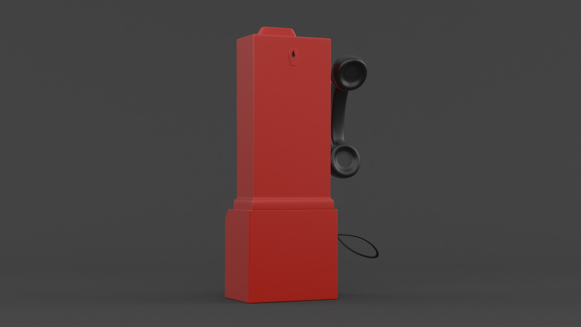 Retro Classic Pay Phone 3D Model - TurboSquid 2232474