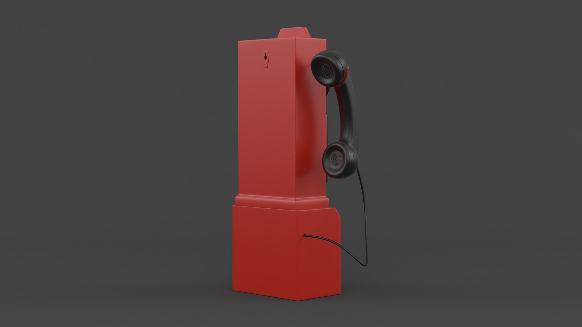 Retro Classic Pay Phone 3D Model - TurboSquid 2232474