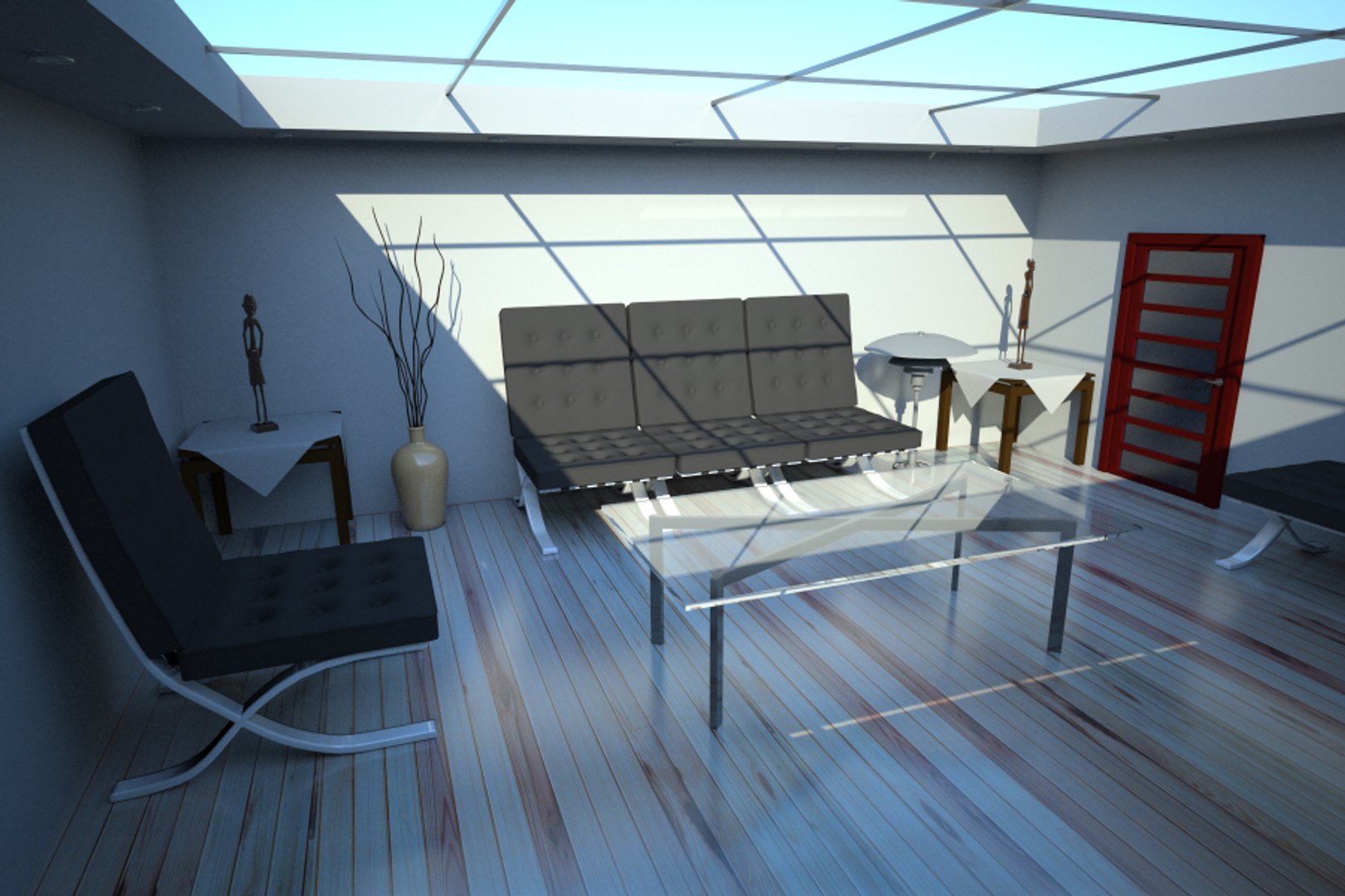 Waiting Room 3d Model