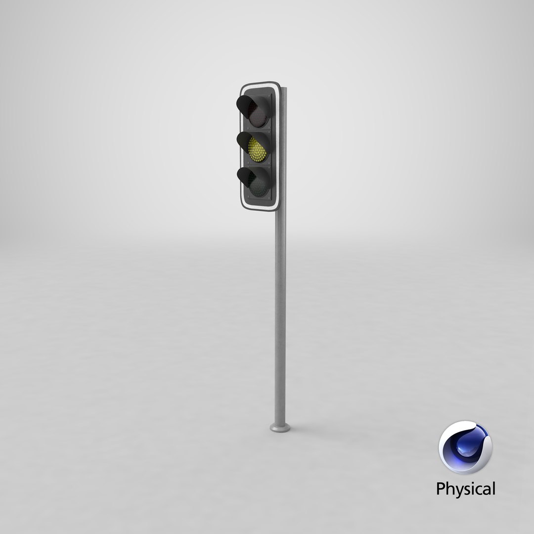 Traffic Light 02 3D - TurboSquid 2072517