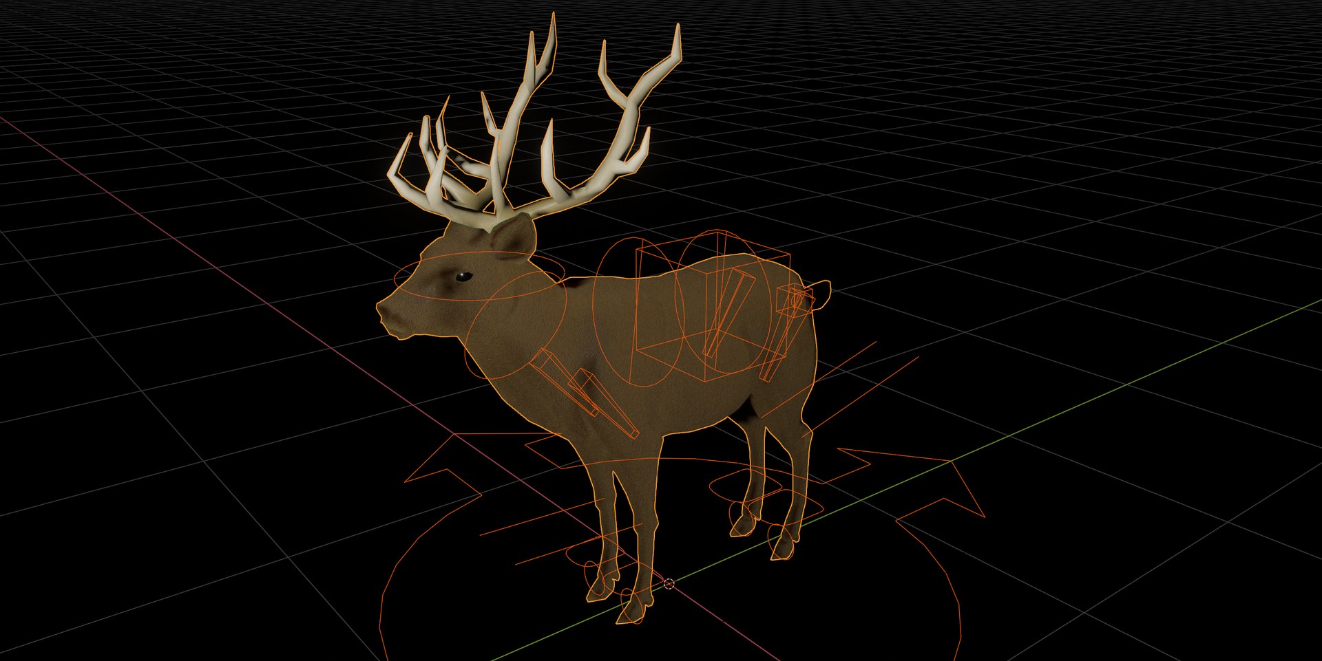 Deer Rigged Model - TurboSquid 1669993