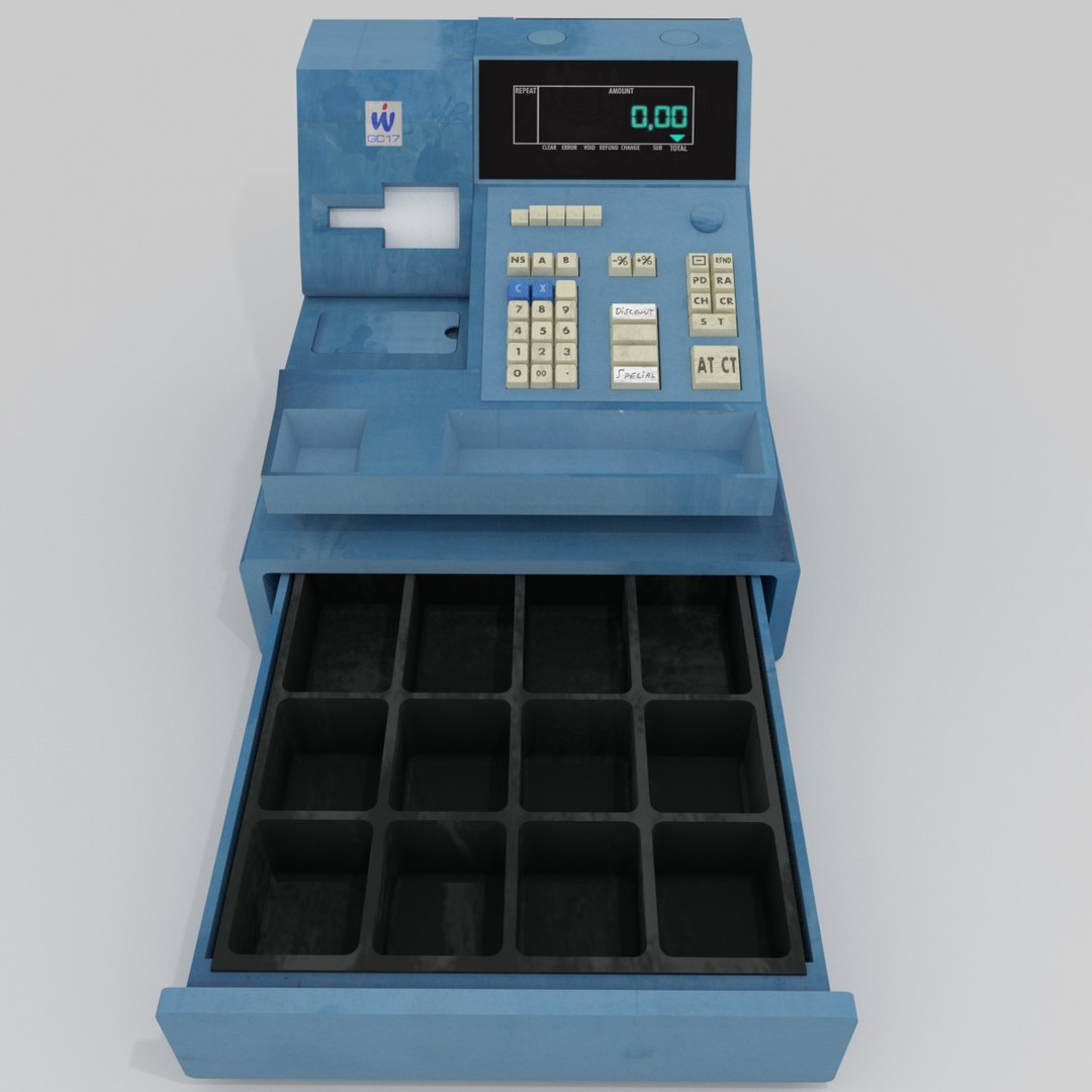 Free 3D Model Cash Register - TurboSquid 1160459
