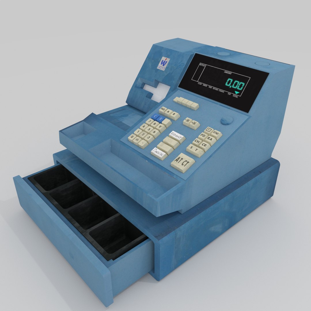 Free 3D Model Cash Register - TurboSquid 1160459