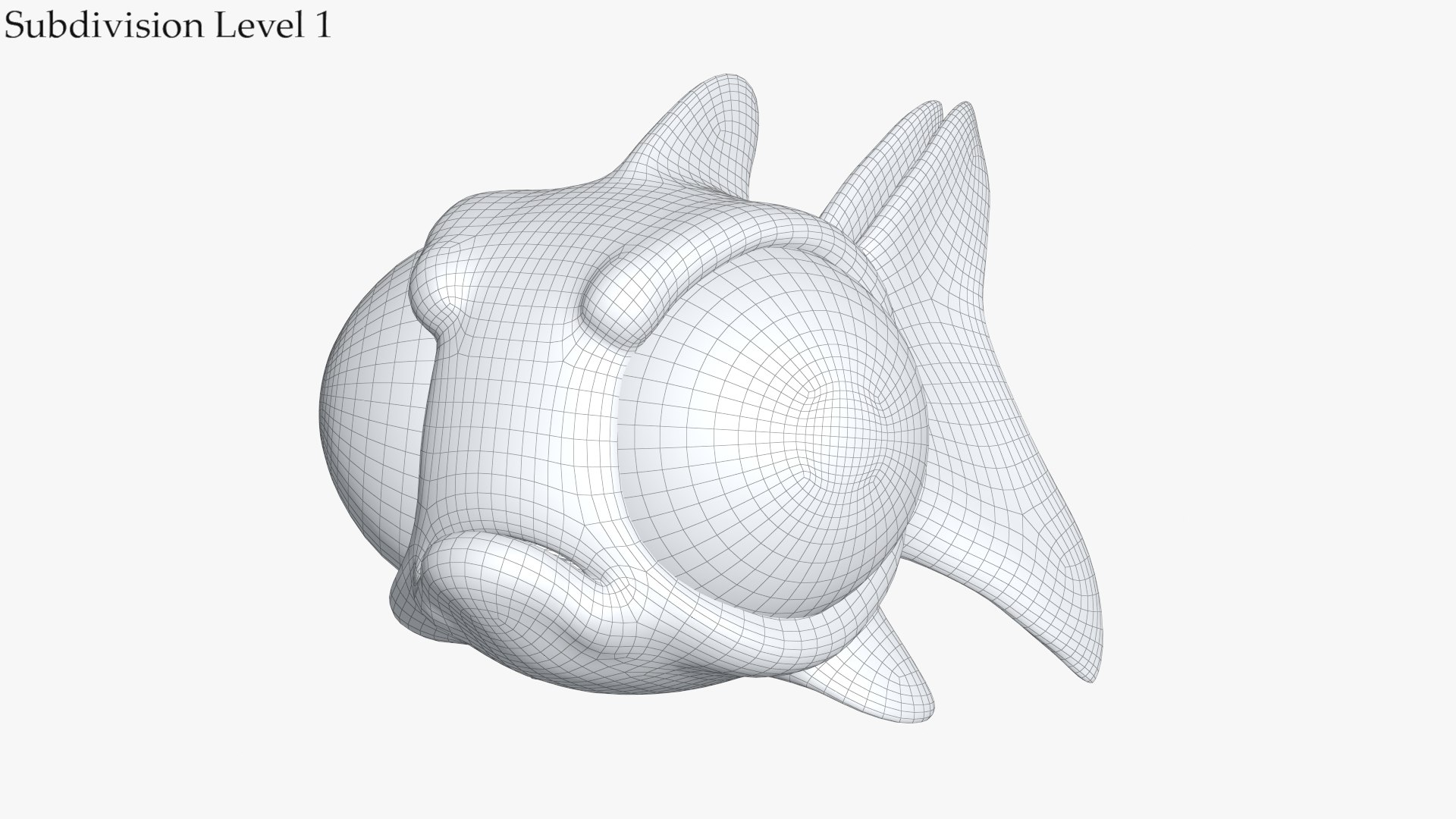 3D Angry Cartoon Fish - TurboSquid 1726915