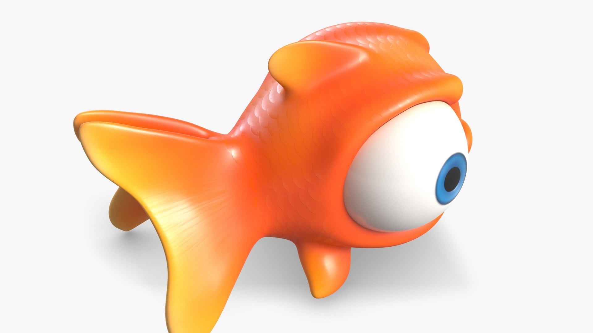 3D Angry Cartoon Fish - TurboSquid 1726915