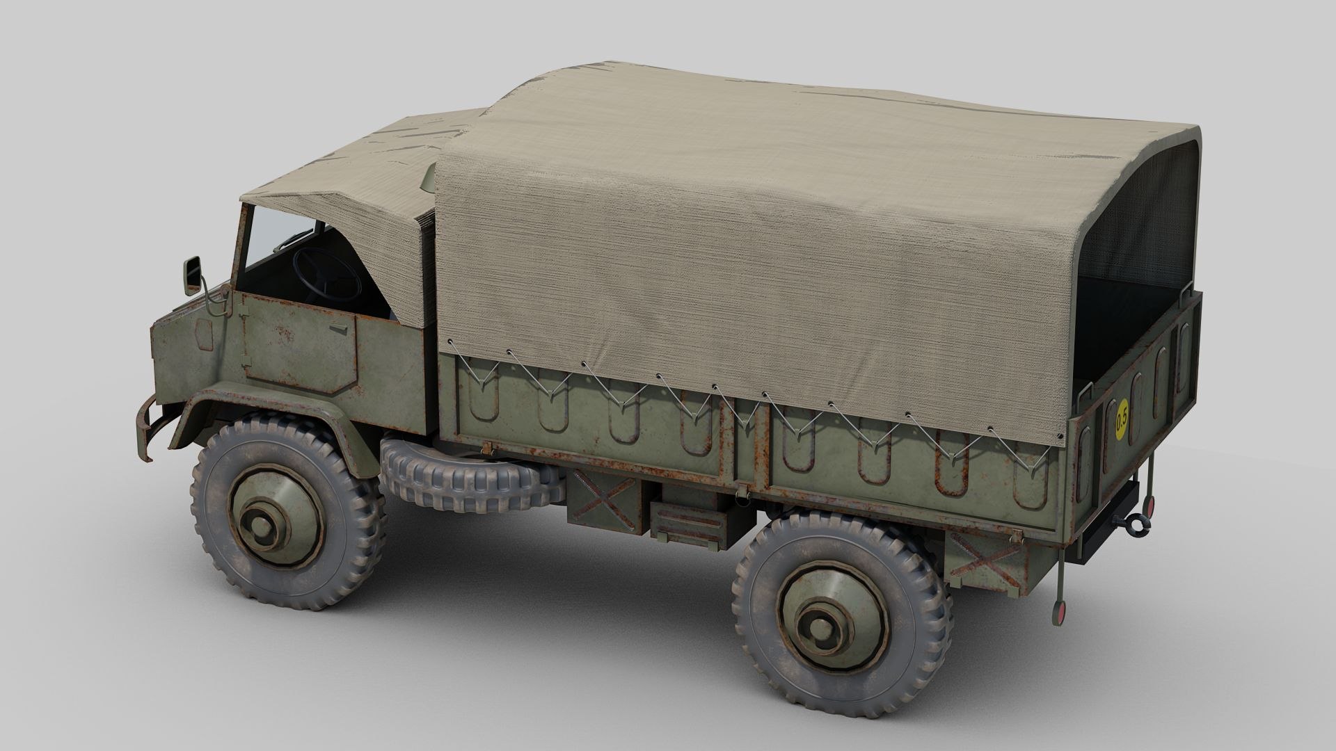3D Unimog S404 Truck Model - TurboSquid 1978825