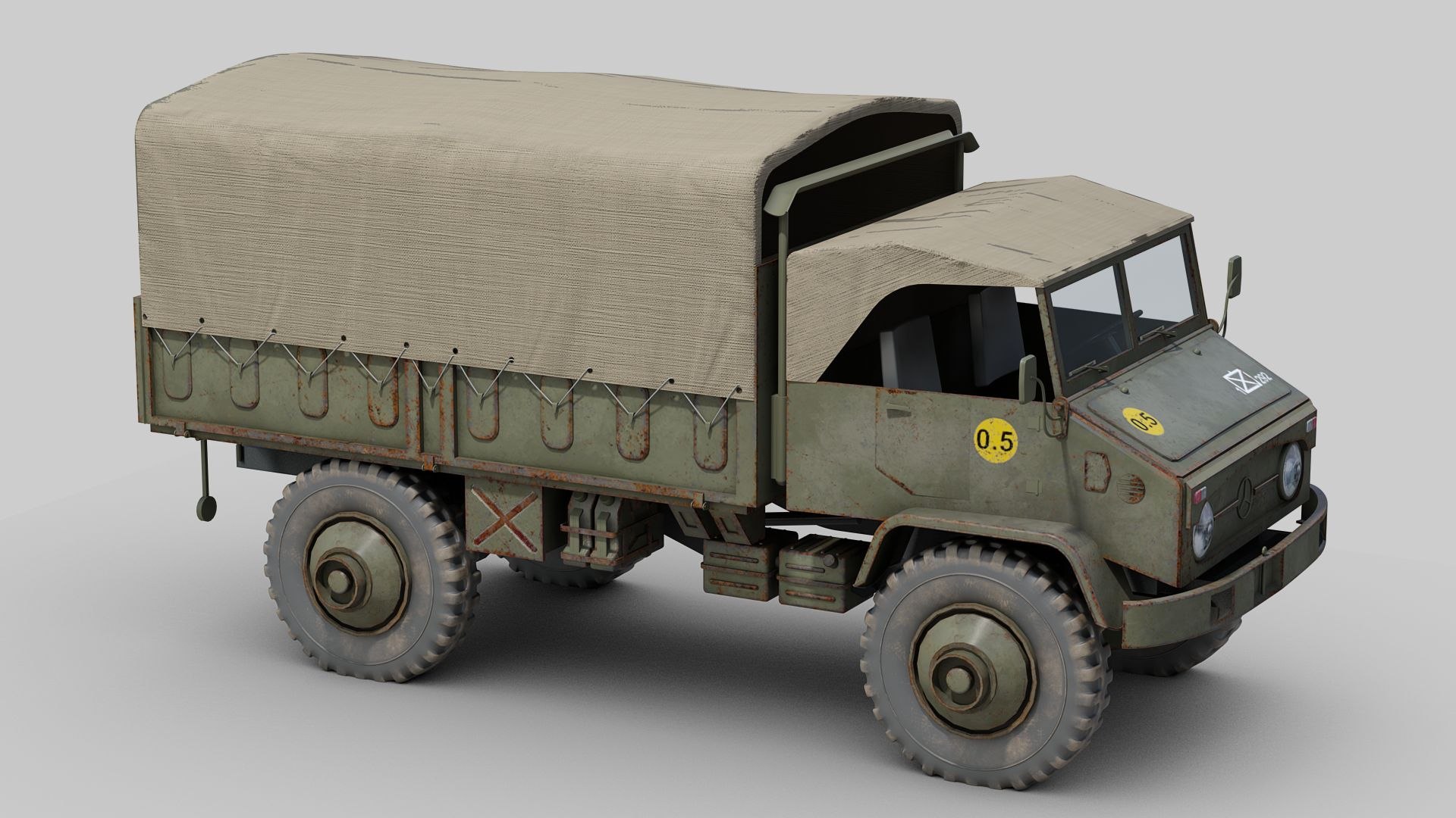 3D Unimog S404 Truck Model - TurboSquid 1978825