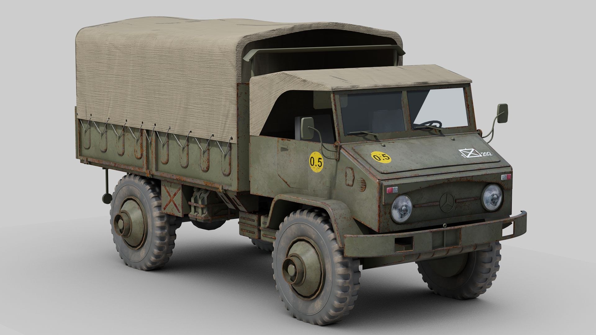 3D Unimog S404 Truck Model - TurboSquid 1978825